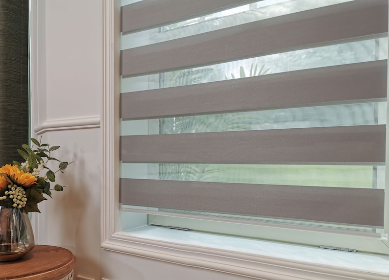 Motorized Remote Controlled Custom Artex Home Premium Zebra Roller ...