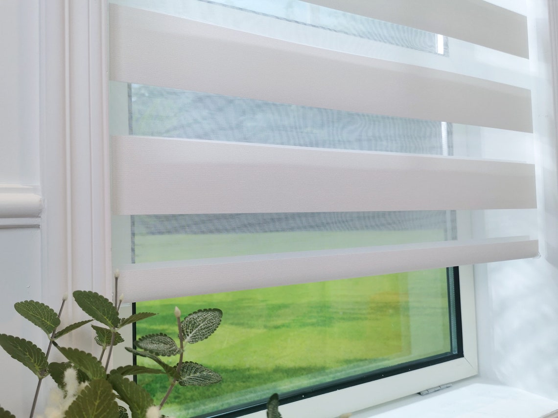 Motorized Remote Controlled Custom Artex Home Premium Zebra Roller ...