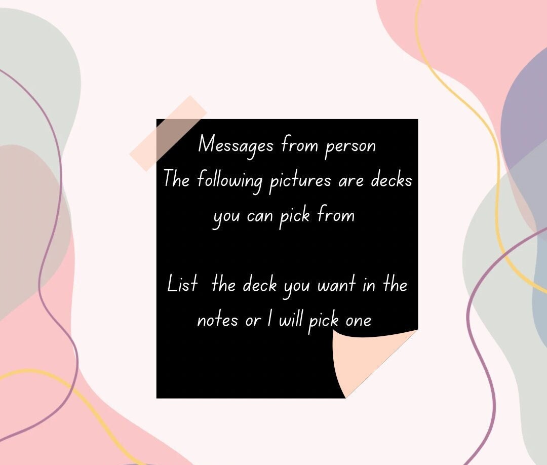 Messages From Your Person - Etsy