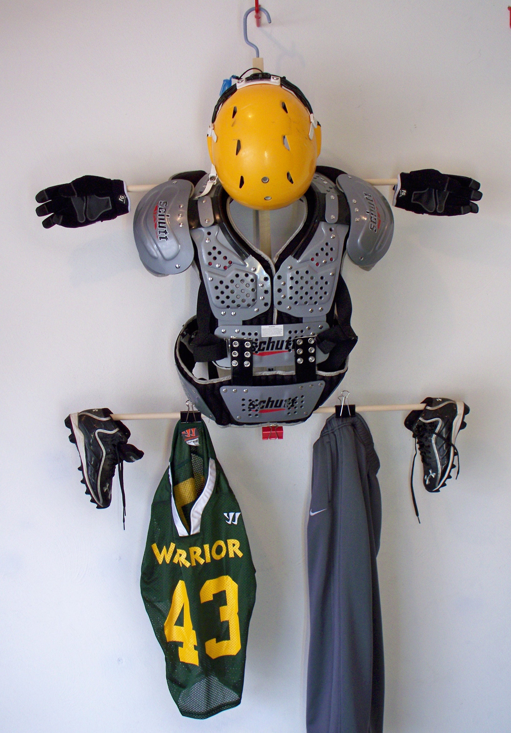 Sports Equipment Drying Rack - Great for Hockey, Lacrosse, Football ...