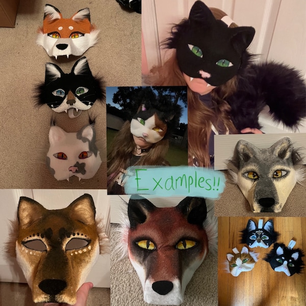 Therian Mask Etsy