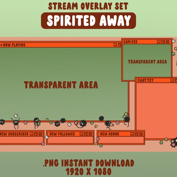 Stream Overlay Spirited Away - Etsy