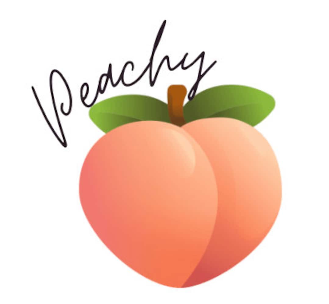 Peachy Peach SVG - Etsy