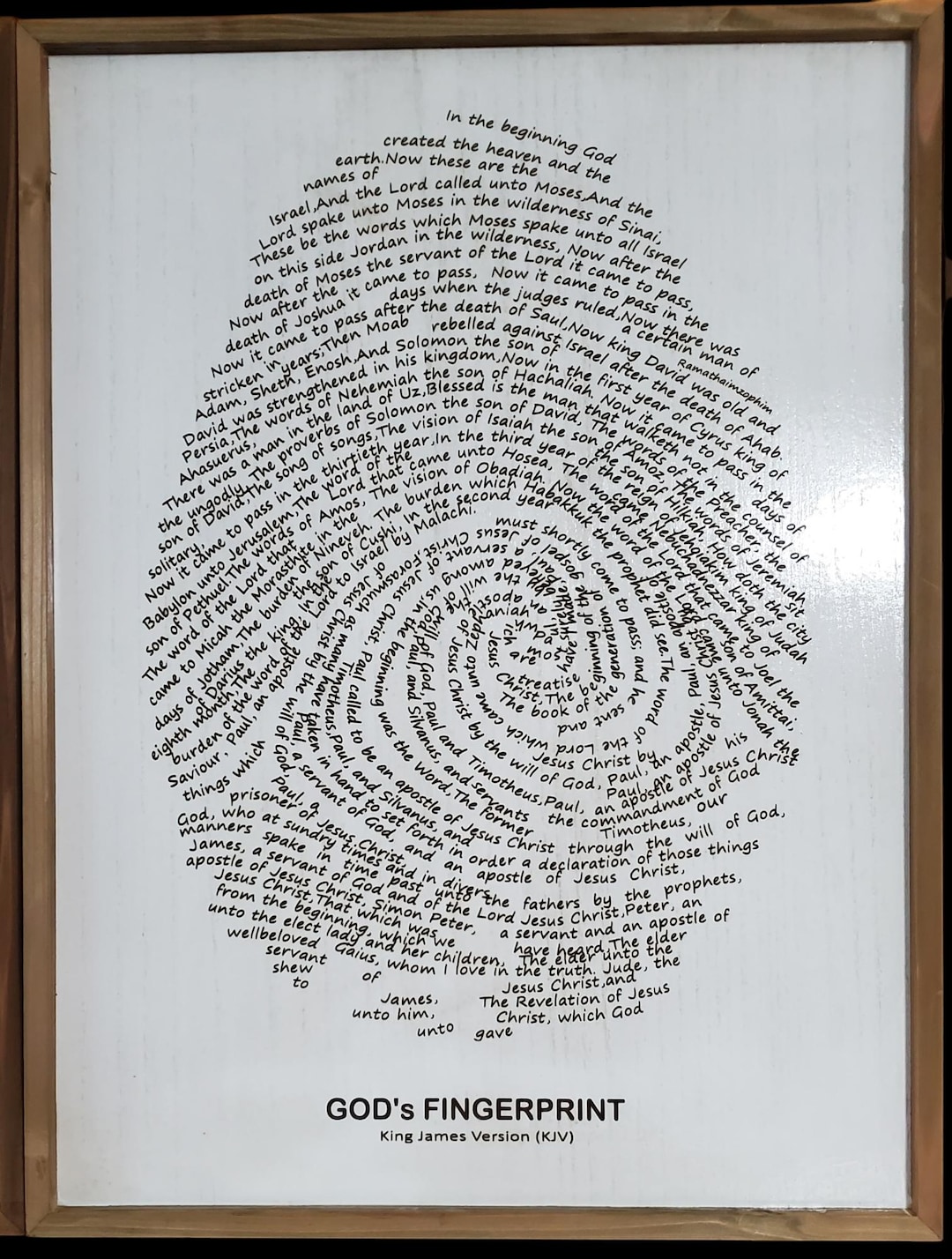 God's Fingerprint - Etsy
