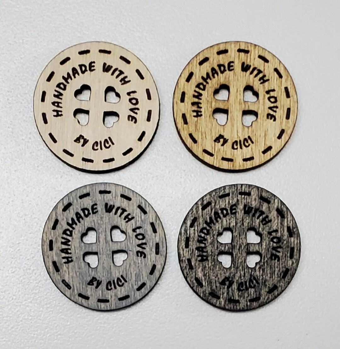 Personalized Wood Buttons - Etsy