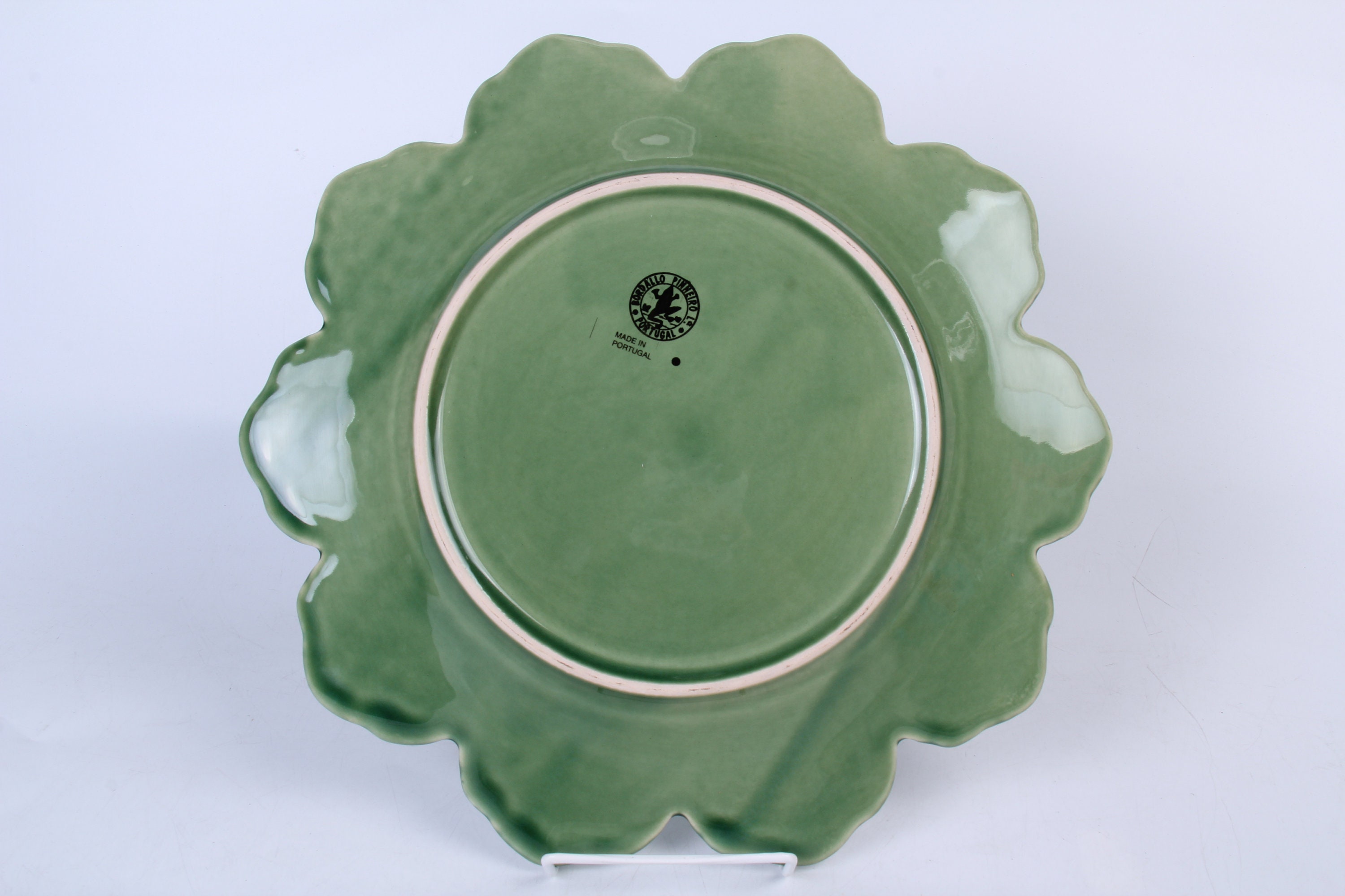 3pc Set Bordallo Pinheiro Geranium Charger/chop Plate, Dinner Plate ...