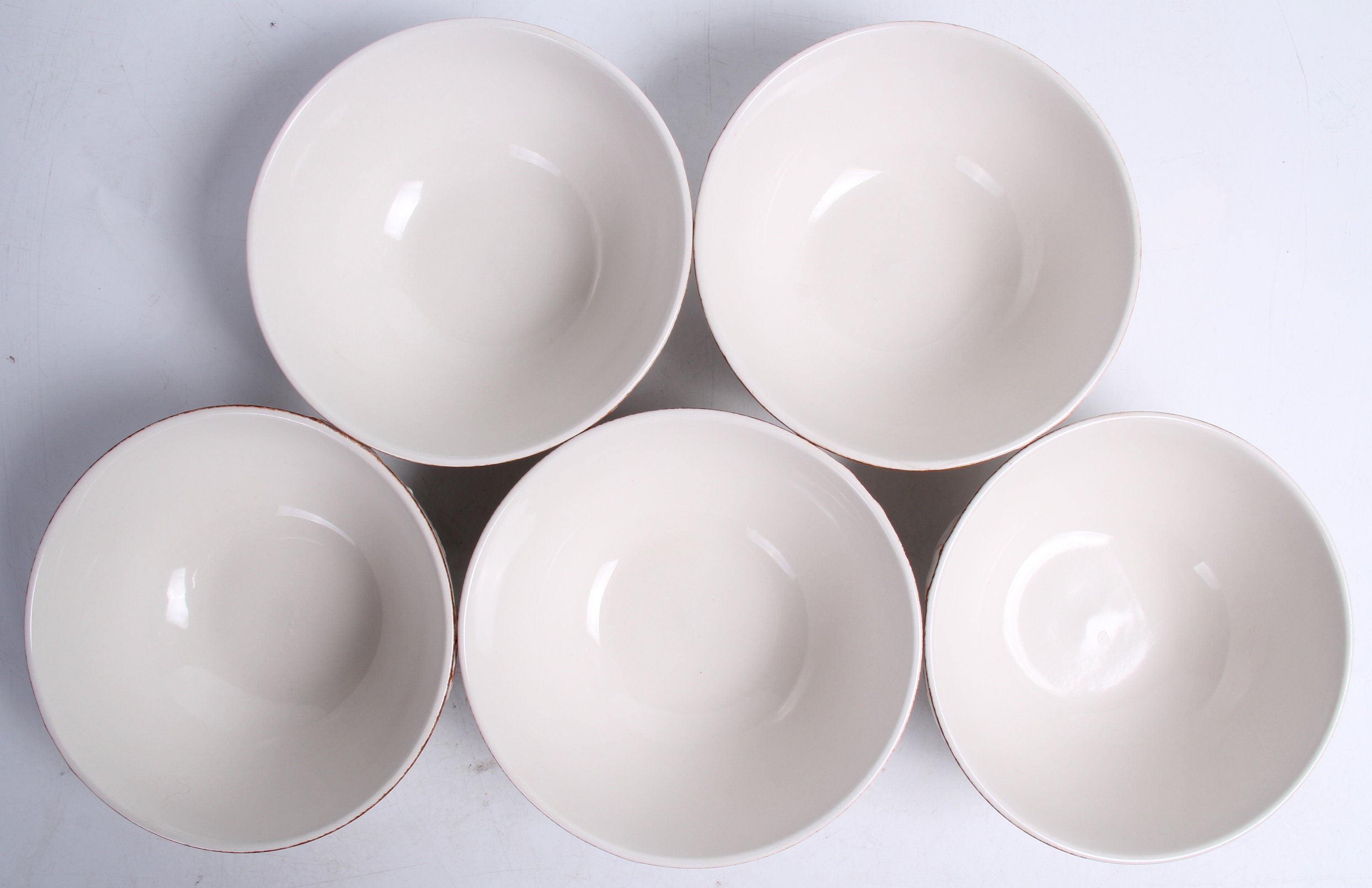 Excellent Set of 5 Thomson Pottery 6.25 Soup Cereal Bowls Nautical ...