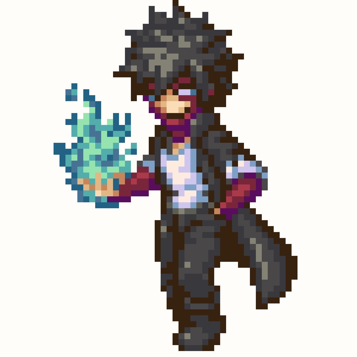 My Hero Academia Dabi Anime Pixel Art Cross Stitch Pattern | Etsy ...