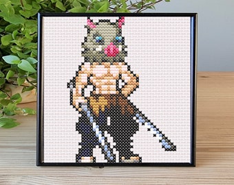 Inosuke Cross Stitch | Etsy