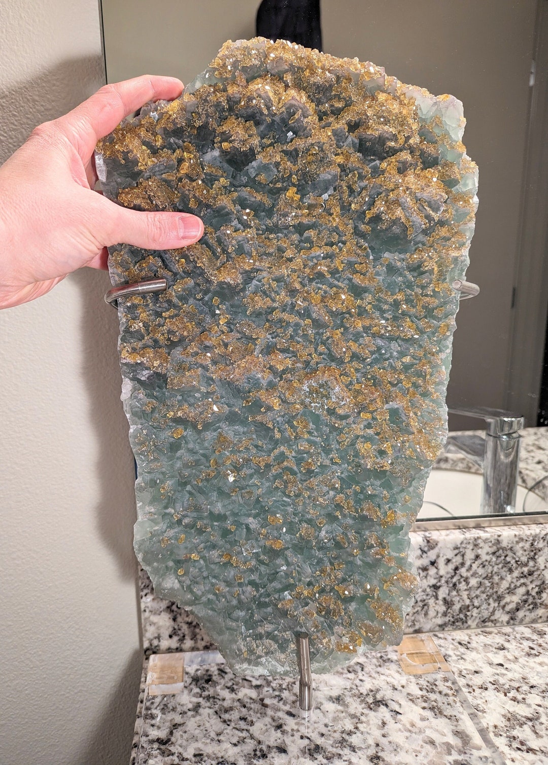 Grand Barite Fluorite Slab - Etsy