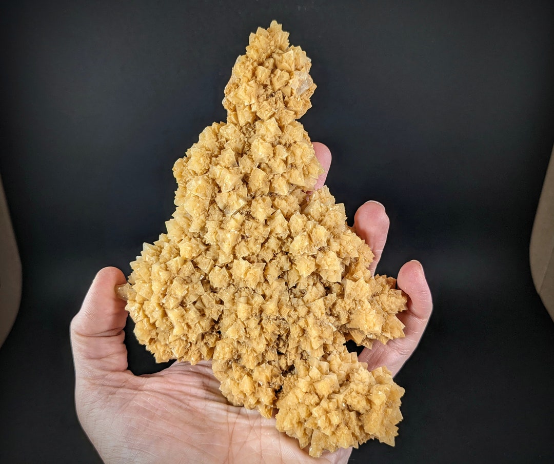 Yellow Calcite From Hubei Province, Uniquely Shaped - Etsy