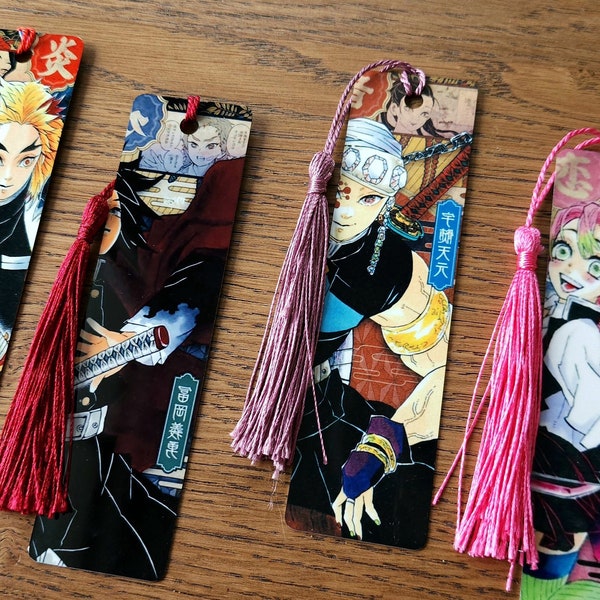 Demon Slayer Bookmark - Etsy
