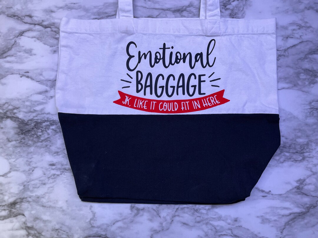 Emotional Baggage Tote Bag - Etsy