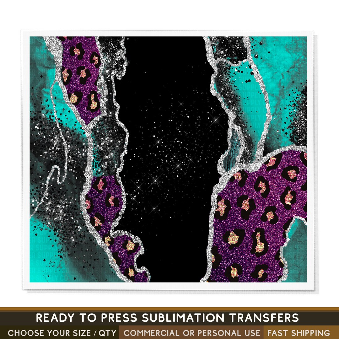 Green Geode Sublimation Tumbler Wrap Sublimation Tumbler Wraps ...