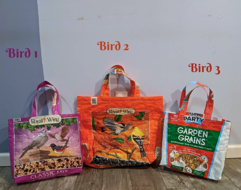 Repurposed Feed Bag Totes - Etsy