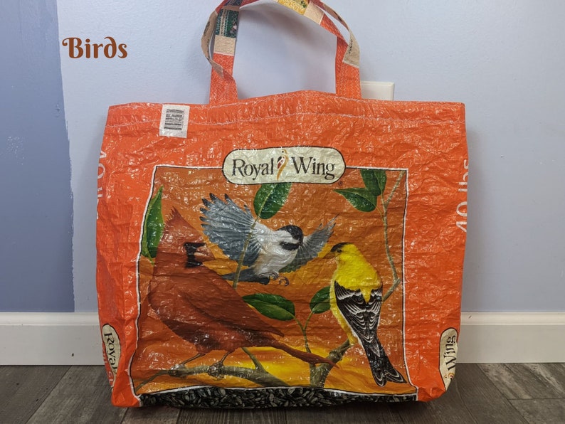 Repurposed Feed Bag Totes - Etsy