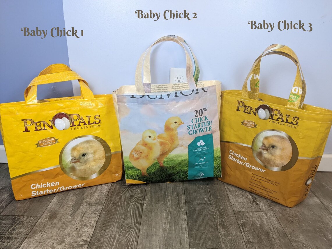 Repurposed Feed Bag Totes - Etsy