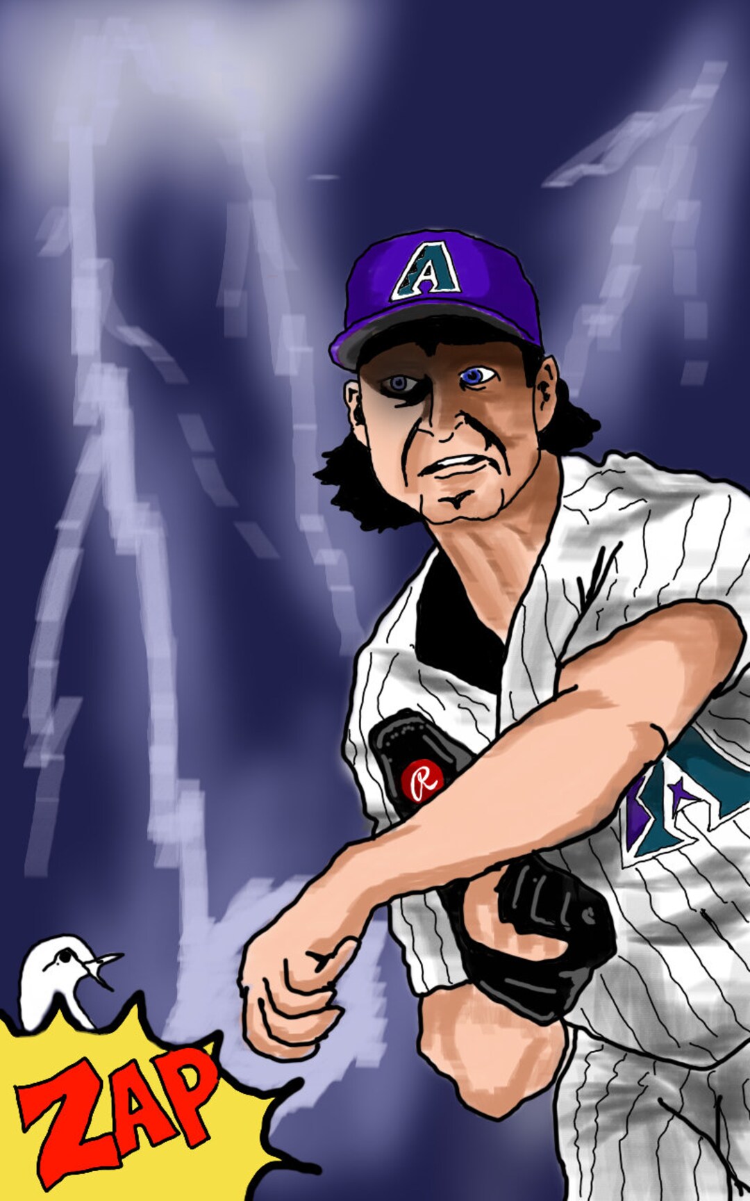 Randy Johnson 8x12 Print on Premium Matte Paper - Etsy