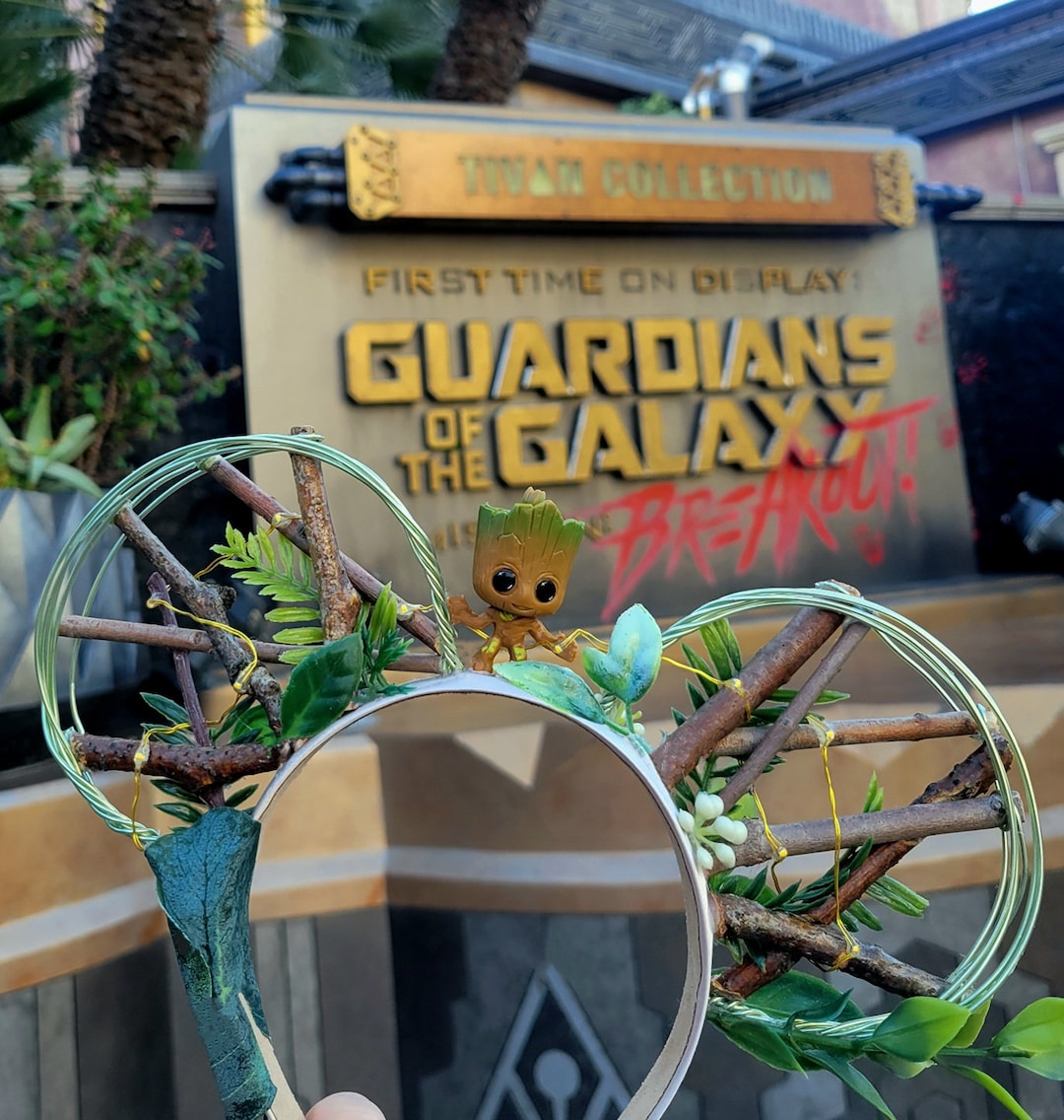 Guardians of the Galaxy Groot Mickey Ears: LED Disneybound Headband - Etsy