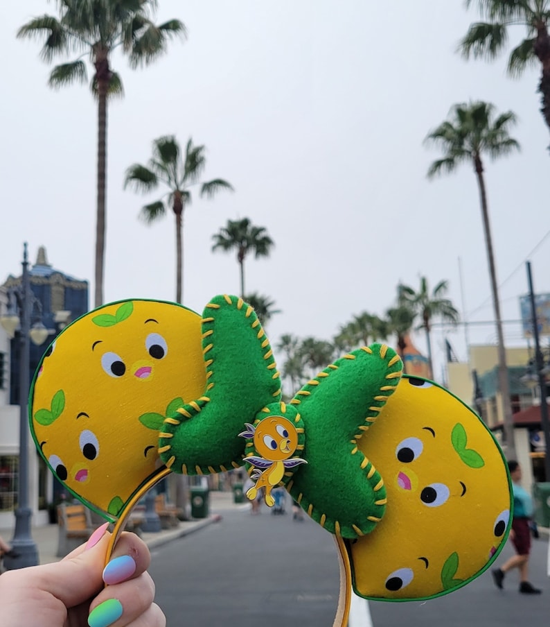 Orange Bird Mickey Ears With 50th Anniversary Pin - Disneybound ...