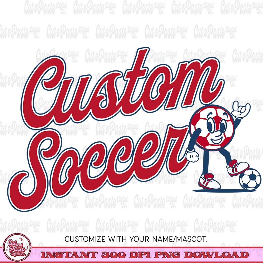 Made to Order, Retro Soccer Character Design, Coach/teacher/school ...