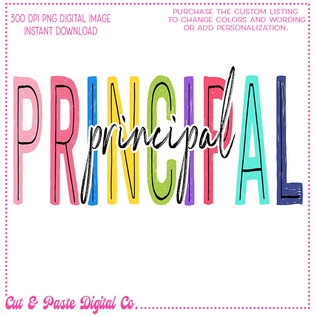 SCRATCH LETTERS, Subject, Principal, Teacher, School, Bright, Digital ...