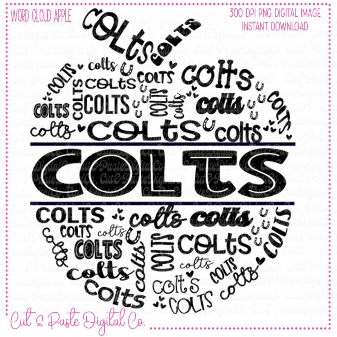 COLTS, Word Cloud Teacher Apple, School, Digital Design, PNG, Printable ...
