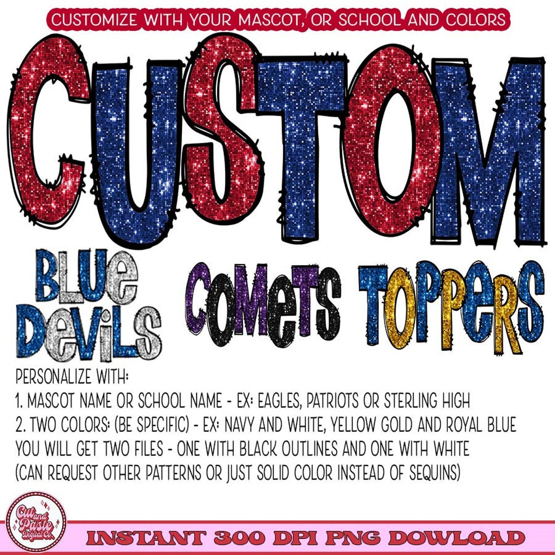 CUSTOM Bounce, Sports, School Activities, Digital Design, Instant ...