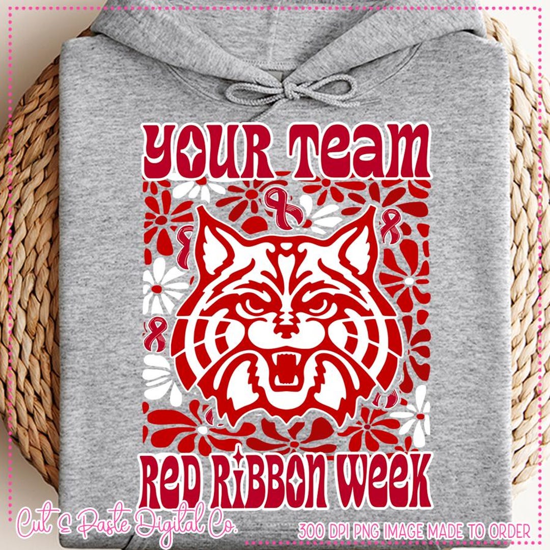 Floral Mascot PNG: Retro School Team Design (digital Download) - Etsy