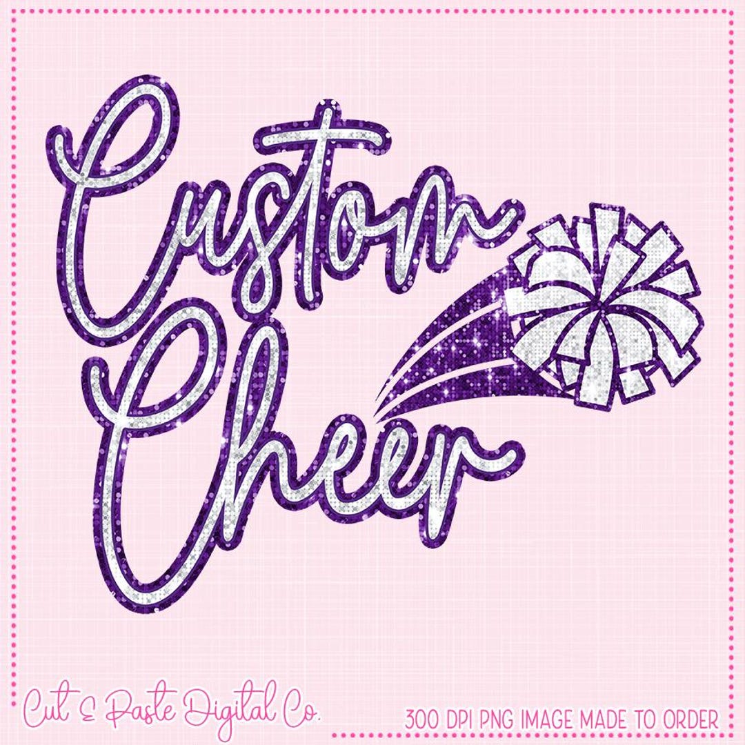 Made to Order-custom Swoosh Cheer Team Design, Teacher/school ...