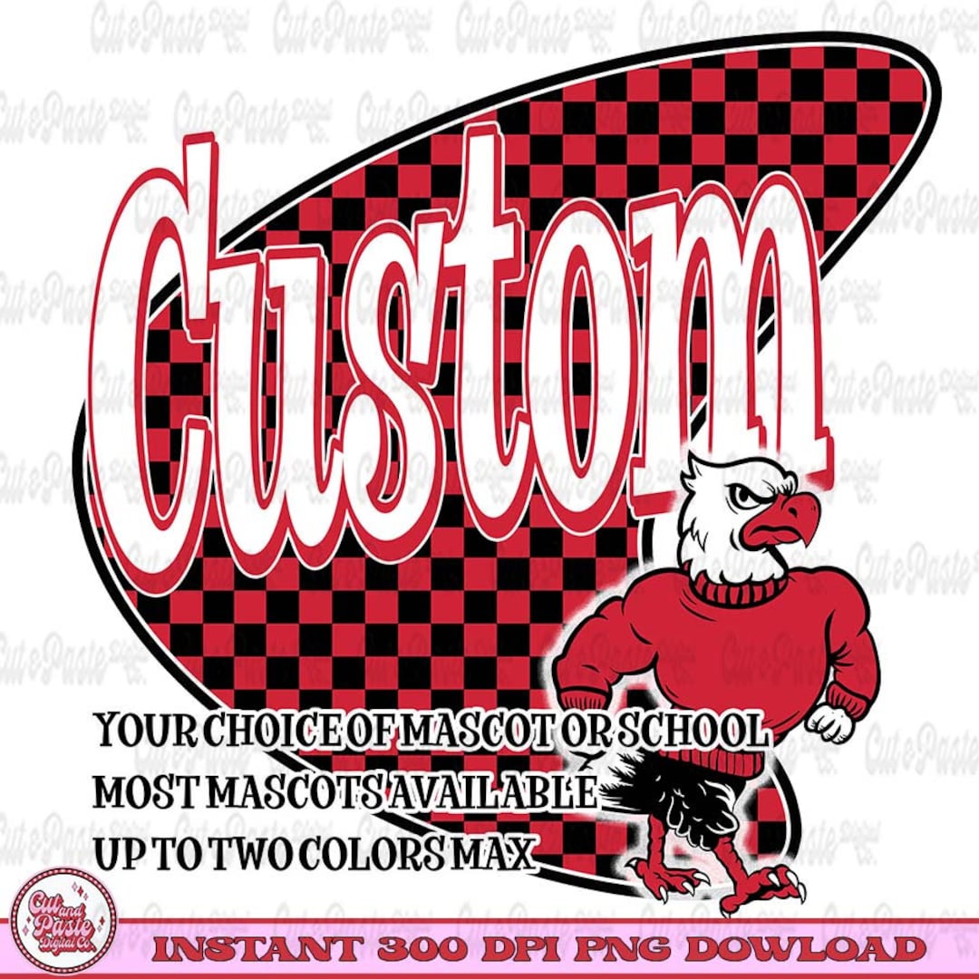 Retro Mascot, School, Teacher, Checkerboard Sign, Digital Design, Png ...