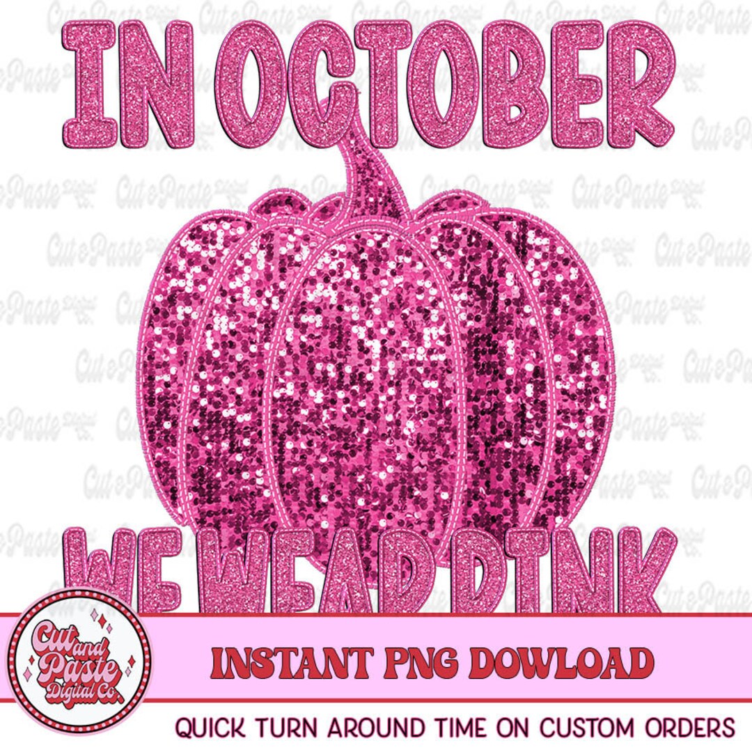 Fall, Cancer Awareness Pumpkin, Breast Cancer Awareness, Downloadable ...