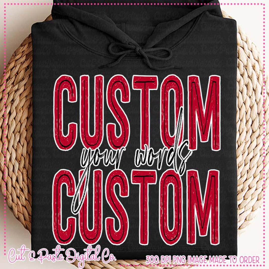 Custom School Mascot Letters: Distressed Style - Digital PNG Download ...