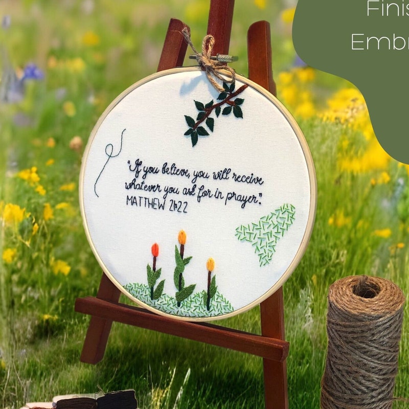 Embroidery Bible Verse - Etsy