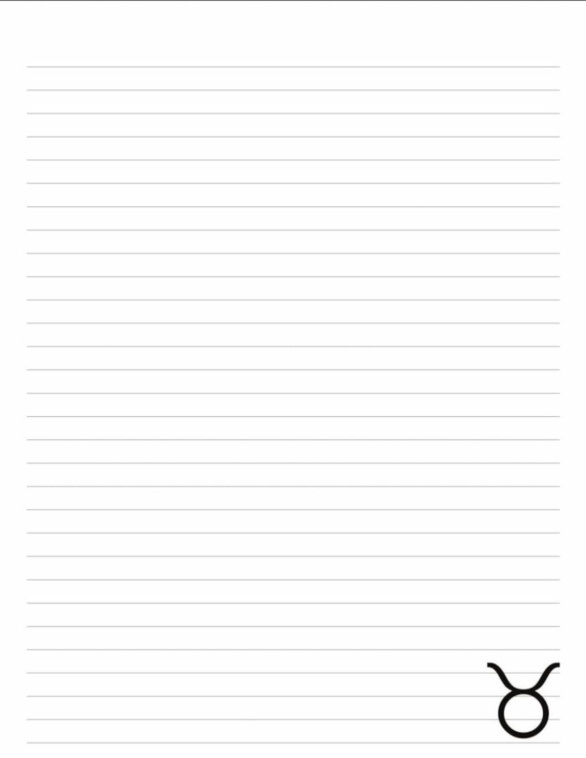 Taurus Night Astrology Digital Notebook or Journal Fillable Pdf of 120 ...
