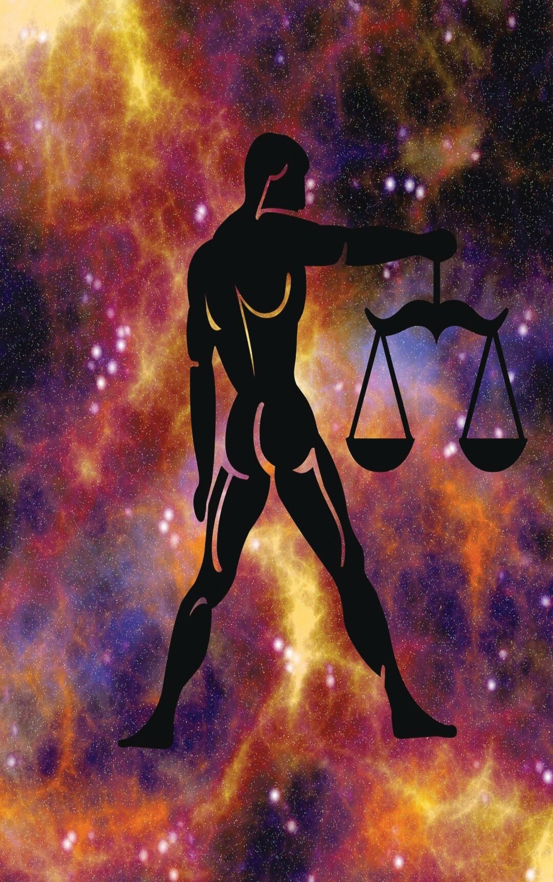 Libra Cosmo Astrology Digital Notebook or Journal Fillable Pdf of 120 ...