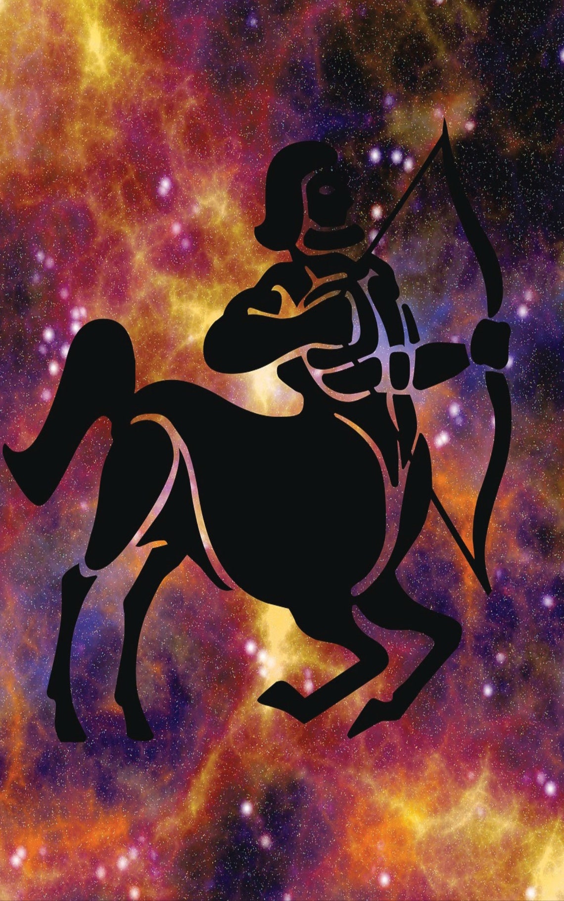 Sagittarius Cosmo Star Astrology Digital Notebook or Journal Fillable ...