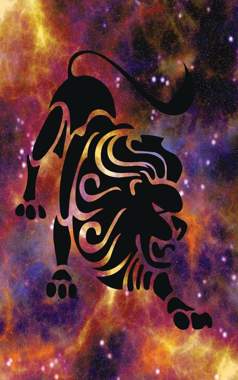 Leo Cosmo Astrology Digital Notebook or Journal Fillable Pdf of 120 ...