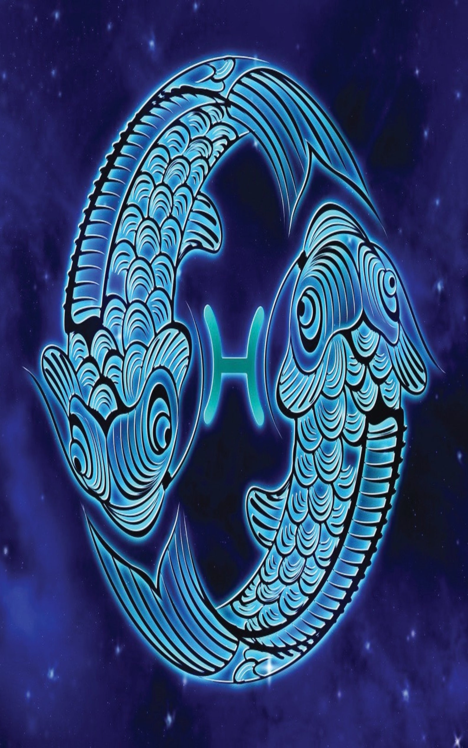 Pisces Astrology Digital Notebook Zodiac Symbol Journal Fillable Pdf of ...