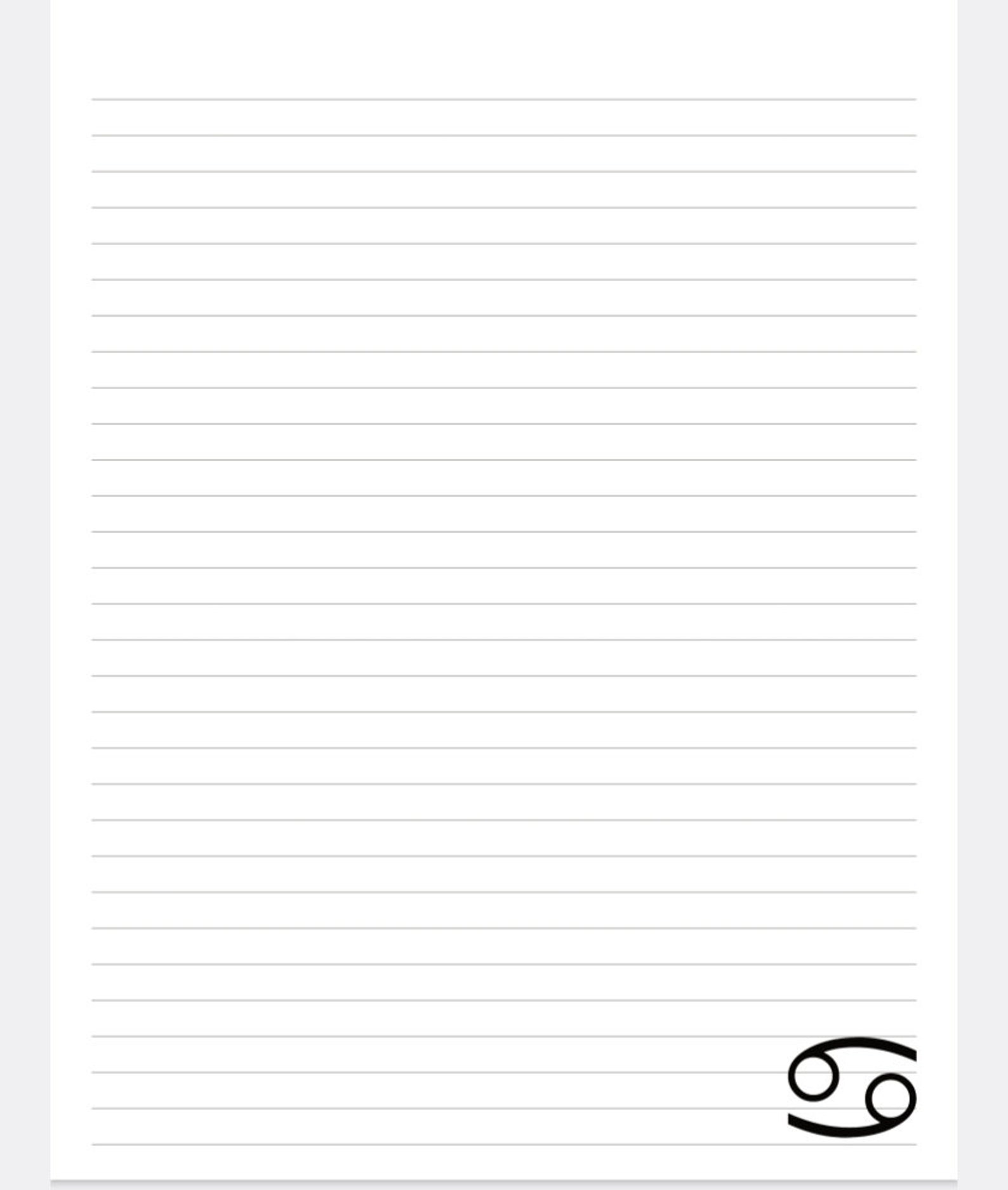 Cancer Cosmo Astrology Digital Notebook or Journal Fillable Pdf of 120 ...