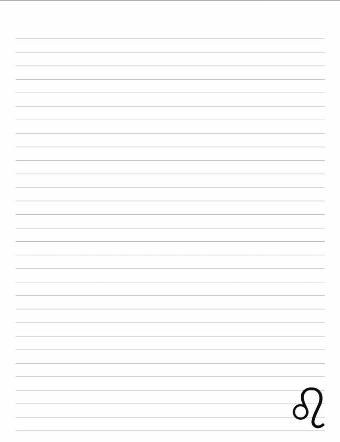 Leo Star Astrology Digital Notebook or Journal Fillable Pdf of 120 ...