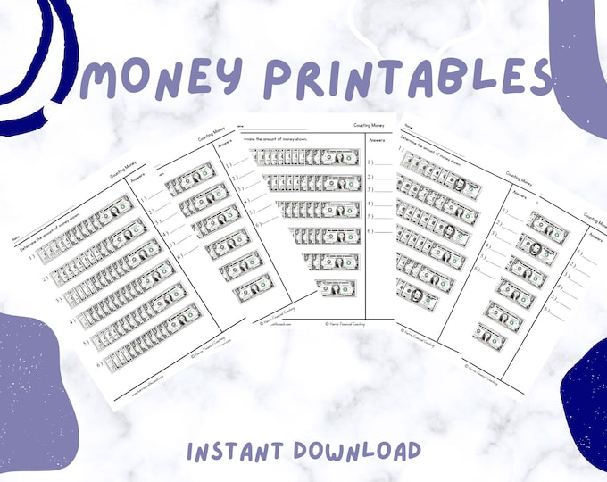 10 Printable Count and Add Money Worksheets Counting Money Addition ...