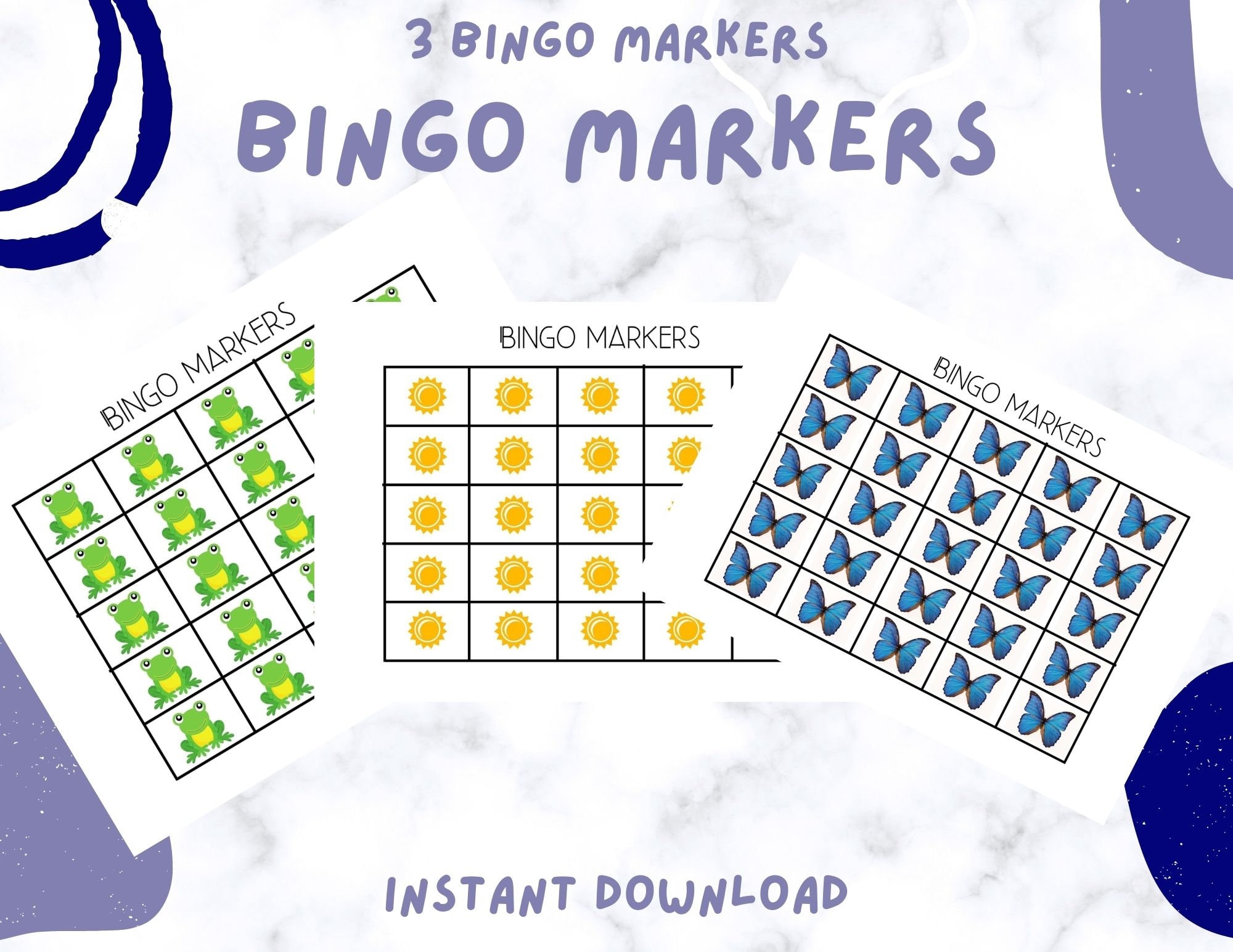 Money Bingo Printable, 40 Cards and 3 Markers; Summer Party Activity ...