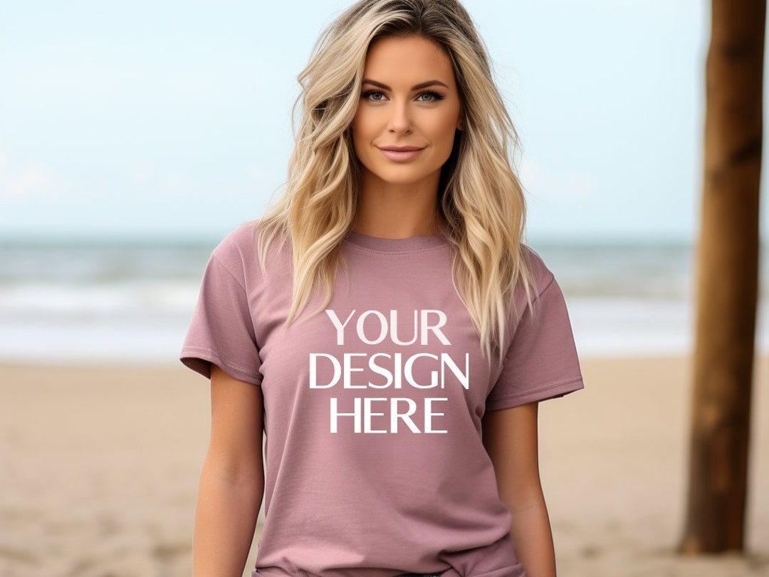 Heather Mauve Bella Canvas 3001 Mockup BC 3001 Heather Mauve - Etsy