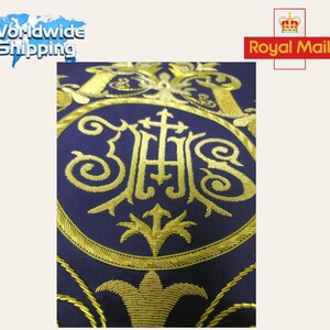 Roman Fiddleback Catholic Chasuble Low Mass With Soft Purple Velvet ...