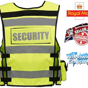 Tactical Security Vest Law Enforcement CCTV Dog Handler Tac Vest Police ...