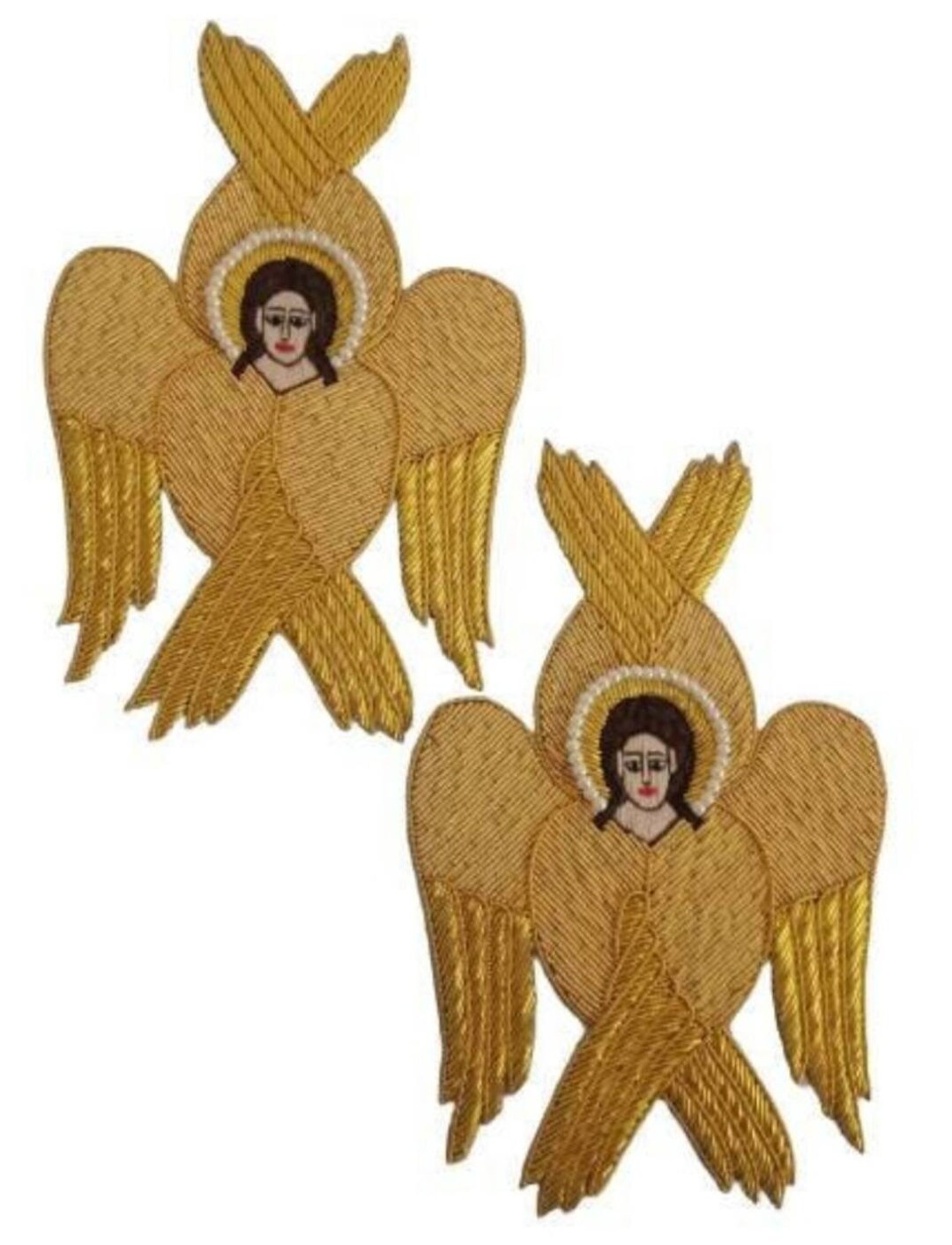 Liturgical Embroidered Angel Bullion Gold Embroidery - Etsy
