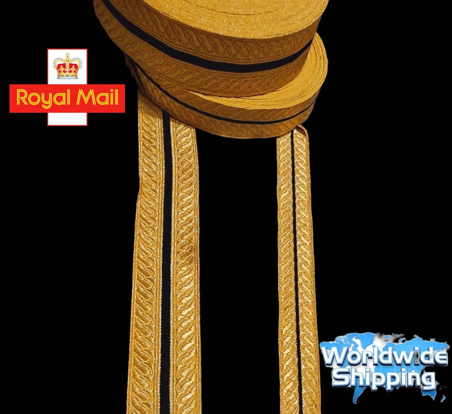 Gold Military Mylar Braid 2.5CM Size Borders Making Military - Etsy UK