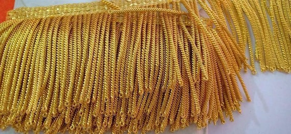 French Trim Handmade Gold Bullion Trim5cm Gold | Etsy
