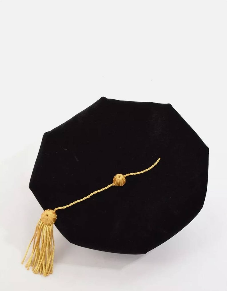 Doctors Graduation Hat 8- 4- and 6- Sided Corner Doctorial Hat Doctoral ...